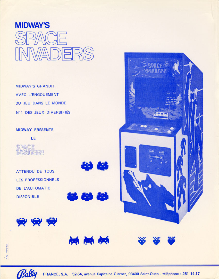 Flyers and Marketing Material for Space Invaders the Arcade Game